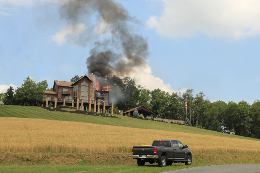 Flames rip through Clinton County home | News, Sports, Jobs ...